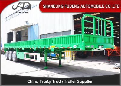 China 15m Long Side Wall Semi Trailer For Goods Delivery Fence Height  600mm To 1800mm for sale