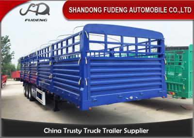 China 45 Tons Side Wall Semi Trailer For Animal Transportation 3X13T Axles for sale