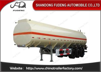 China Tri Axle Fuel Tanker Semi Trailer 45000 Liters With Carbon Steel for sale