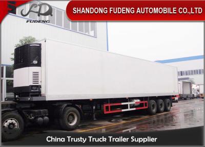 China 45 Ft / 40 Ft Refrigerated Cargo Trailer For Food Storage Max Payload 30 Ton for sale
