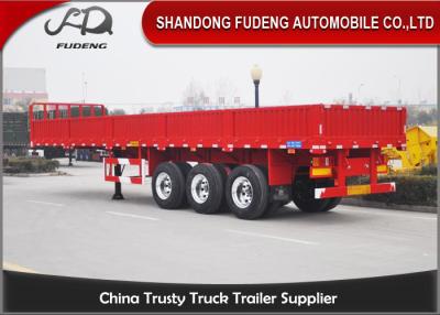 China 50 Tons 40 Foot Side Wall Semi Trailer For Transporting 20&40ft Containers for sale