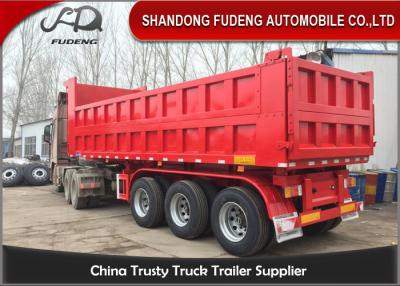 China 60 Ton Heavy Duty Dump Semi Trailer 2/3 Axle For Sand Stone Bulk Transport for sale