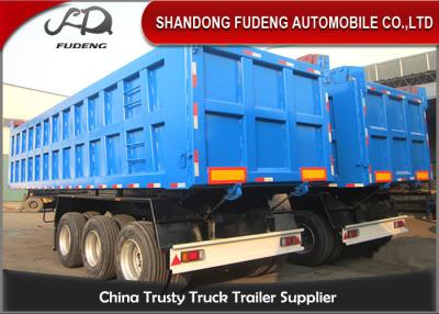 China 55 Tons Hydraulic 3 Axles 45cbm Tipper Semi Trailer with BPW alxe for sale