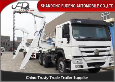 China 40ft Side Loader Trailer Loading Capacity 40 Tons FUWA 13 Ton Axle for sale