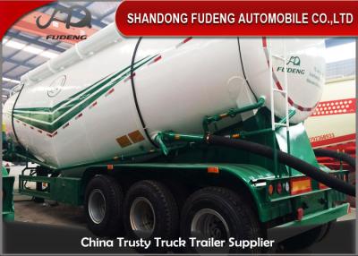 China  55CBM Cement Trailer  With Air Compressor , Tri Axle Cement Tanker Semi Trailer  for sale