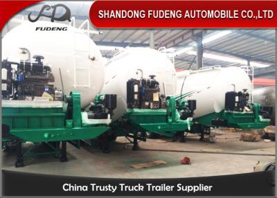 China 3 Axles V Shaped Bulk cement tanker trailers 45CBM Bulk powder tanker trailers for sale