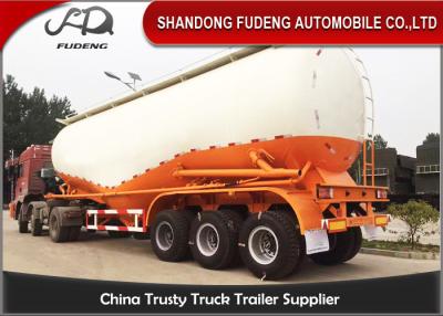 China Carbon Steel V shape Bulk cement tanker trailers 3 axles silo cement carrier trailers for sale