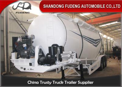 China 30tons to 80tons bulk cement tanker trailer for carrying bulk cement , coal ash for sale