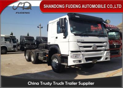 China EURO II Tractor Head Trucks 420 HP 6 * 4 Drive Wheel Diesel Fuel Type for sale