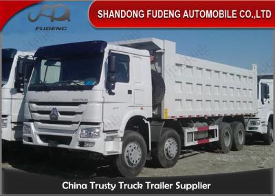 China 40 Tons 6 X 4 Semi Trailer End Dump Truck For Sand Stone Transportation for sale