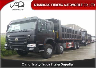 China 371 Horse Power 25CBM  8 * 4 HOWO Dump Truck 10 Wheelers For Sand Stone Dump Truck  for sale
