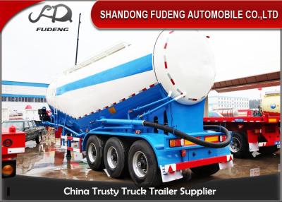 China 3 Axles Cement Bulk Carrier Truck 4 mm Steel Tanker Body 35m³ Payload for sale