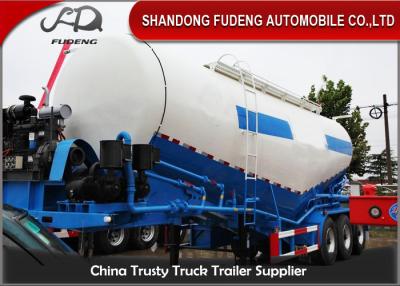China Professional V Type Cement Tanker Semi Trailer  Optional Volume 3 X 13 Ton Axles for sale