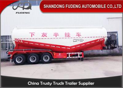 China 60 CBM To 80 CBM Steel Bulk Cement Tanker Trailer BPW / FUWA Axle for sale