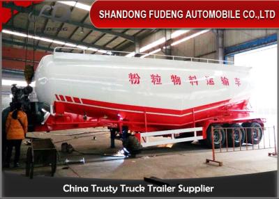 China 12 Tyre Pneumatic Dry Bulk Cement Tanker Trailer 45-55 Ton 35cbm - 55cbm for sale