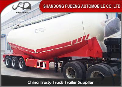 China 50 m³ Bulk Cement Tanker Trailer Single Compartment Dimension 11.5m × 2.5m × 4.0m for sale