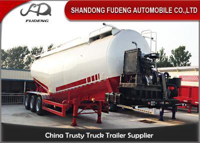 China V / W Type 30 Ton To 80 Ton Cement Silo Trailer / 3 Axles Bulk Tank Truck  for sale