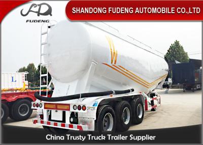 China 2 / 3 Axle Double-Cylinder Bulk Cement Tanker Trailer For Powder Transportation for sale