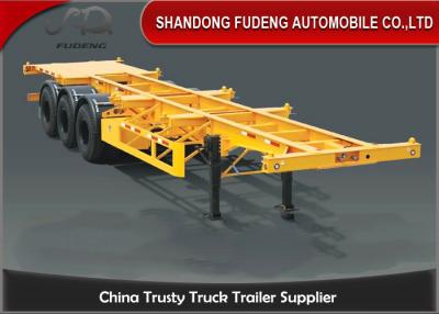 China BPW axle 40ft skeletal container trailer air bag Suspension container trailer  for sale
