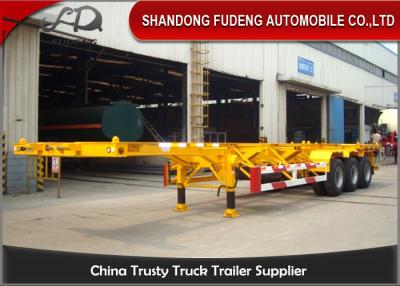 China 45ft 40ft Chassis Container Trailer BPW Axle FUWA Axle 12 Wheeler for sale