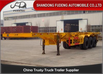 China FUWA / BPW Axle Chassis Container Trailer 20ft 40ft Dimension 35 Tons Load for sale