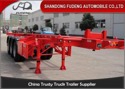 China 40 Feet Steel Chassis Container Trailer For Container Transportation for sale