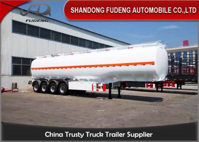 China Fudeng 60000L Fuel Tank Semi Trailer 4 Axles 6 Compartments For Fuel Delivery for sale