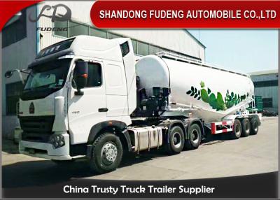 China 13 Ton 3 Axle Bulk Cement Tanker Trailer Three Axle Semi Trailer for sale