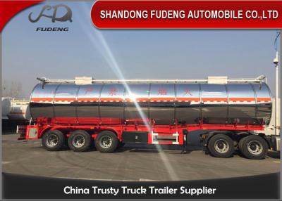 China 3 Axles And 4 Axles 60000 Liters Stainless Steel Oil Fuel Tanker Tank Semi Trailer for sale