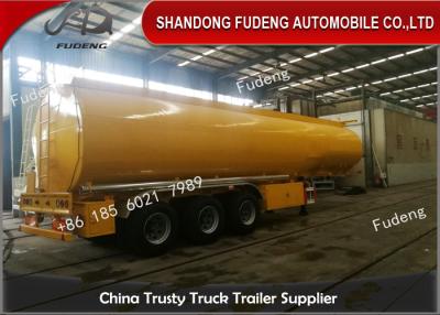 China 50000 L Fuel Tanker Semi Trailer With 5 Cabin For Fuel , Petrol Tanker Trailers for sale