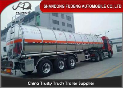 China Stainless Steel Tanker Trailers With A Capacity Of 45000 Liters For Transport Of Palm Oil for sale