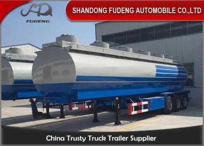 China 32000 Litres Customized Fuel Tanker Semi Trailer Trucks Stable Performance for sale