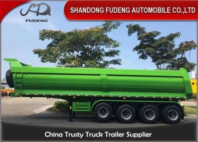 China Heavy Duty Dump Semi Trailer 3  or  4 Axles For Rock Sand And Coal Delivery for sale