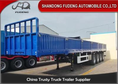 China 12.6m×2.6m×2.15m 4 Axles Q345B Side Wall Semi Trailer for sale