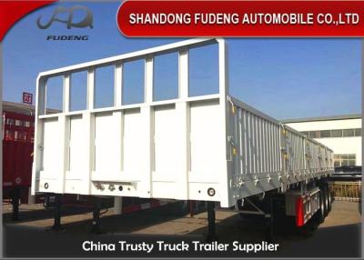China Cement Transport 12 Wheels BPW Axles Dropside Trailer for sale