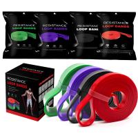 China Micogo Manufacture TPE Material 2080*4.5*13/21/32/44 Loop  Resistance Bands Pull up Assist  Power Bands for Body Stretching for sale