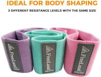 China Hip Band Resistance Set Custom Logo Hip Circle Resistance Bands for Booty Glutes Hip Circle Bands for sale