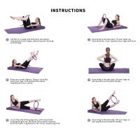 China Yoga Ring Circle Yoga Ring Pilates Resistance Ring Star Bag Box Training EVA Gross Package Handle Weight Eco Material for sale