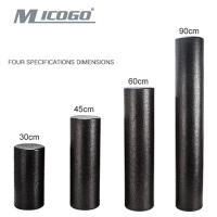 China High Density EPP Foam Roller  Yoga Solid Mini Wholesale Customized 30 45 60 90 cm Massage Black logo Foam Roller Custom Design for sale