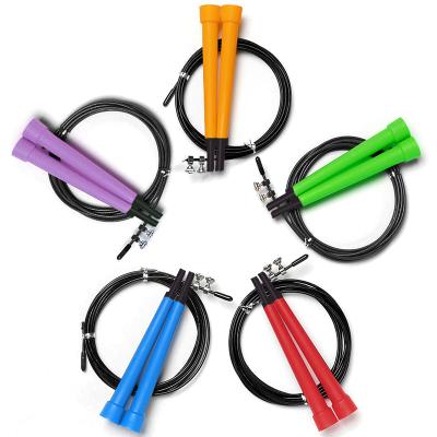 China Wholesale OEM Custom Mini Home Gym Workout Equipment Set Fitness Adjustable Steel Wire Speed Skipping Jump Rope Fashionable Mini for sale