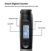 China Fitness Equipment Weighted Speed Skipping Rope Digital Smart Cordless Jump Rope with Counter for sale