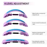 China Back Stretcher Contiuously Variable Adjustable Back Massager for Lower Upper Back Pain Relief, Back Cracker for Bed & Chair &Car for sale