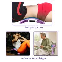 China Back Stretcher Contiuously Variable Adjustable Back Massager for Lower Upper Back Pain Relief, Back Cracker for Bed & Chair &Car for sale