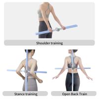 China Multifunctional Open Back Stick Dance Open Shoulder Beauty Back Body Stick Training Correction Correct Hunchback Yoga Stick for sale