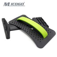 China Adjustable Lumbar Traction Back Stretcher Pilates Yoga Pain Relieve Back Stretch Massager for sale