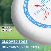 China Wholesale Custom Logo Kids Adults Throwing Training Ultimate Frisbeed Disc 175 Grams PE Flying Disc for sale
