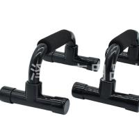 China Adjustable Push up bar Gym Exercise Equipment Fitness 1 Pair H Style Push up Bars Stands Custom for Floor Strength Training for sale