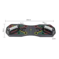 China 9 in 1 Multifunction Push up Board Fitness Push up Board Sport Pushup bar System Fitness Custom Push up Board for sale