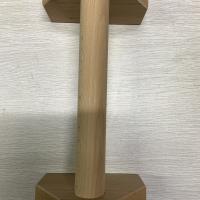 China Pushup Stand Wooden Push up Bars Gym Gear Equipment with Anti-slid Parallettes Wooden Push up Bars for sale