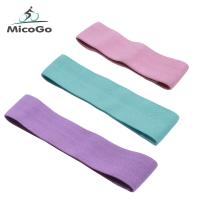 China Wholesale Gym Accessories Exercise Booty Bands Elastic Custom Printed Fabric Hip Resistance Bands for sale